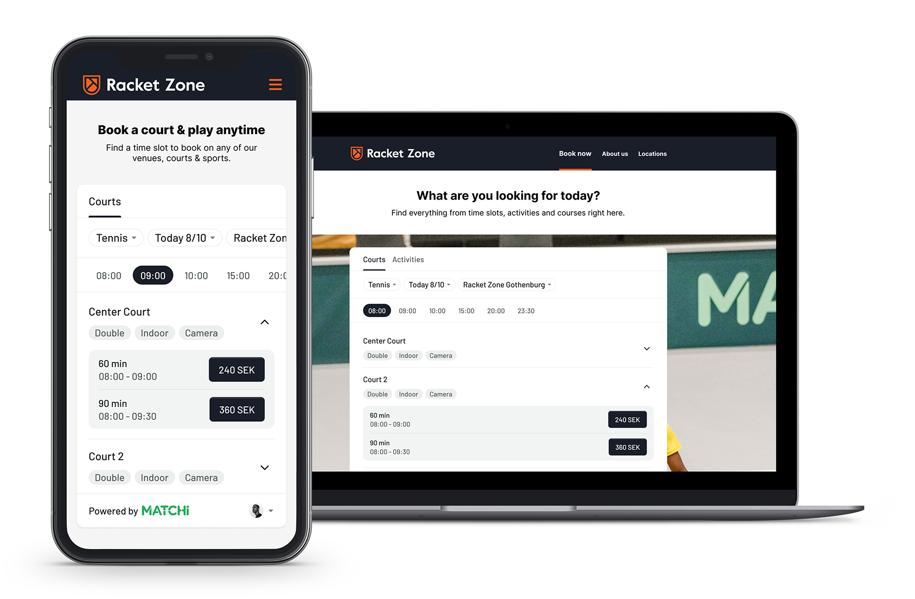 MATCHi Booking Widget